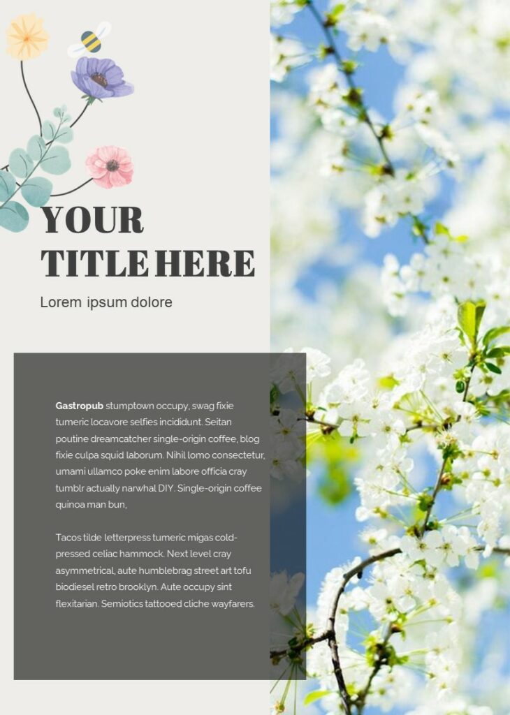 Hello Spring Google Slides Theme – MasterBundles