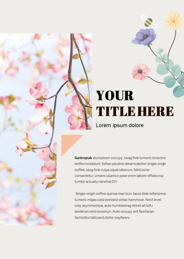 Hello Spring Google Slides Theme – MasterBundles