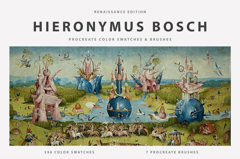 Hieronymus Bosch Procreate Brushes – MasterBundles
