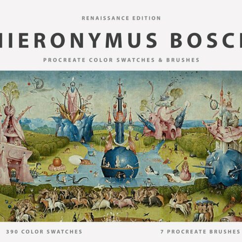 Hieronymus Bosch Procreate Brushes | MasterBundles