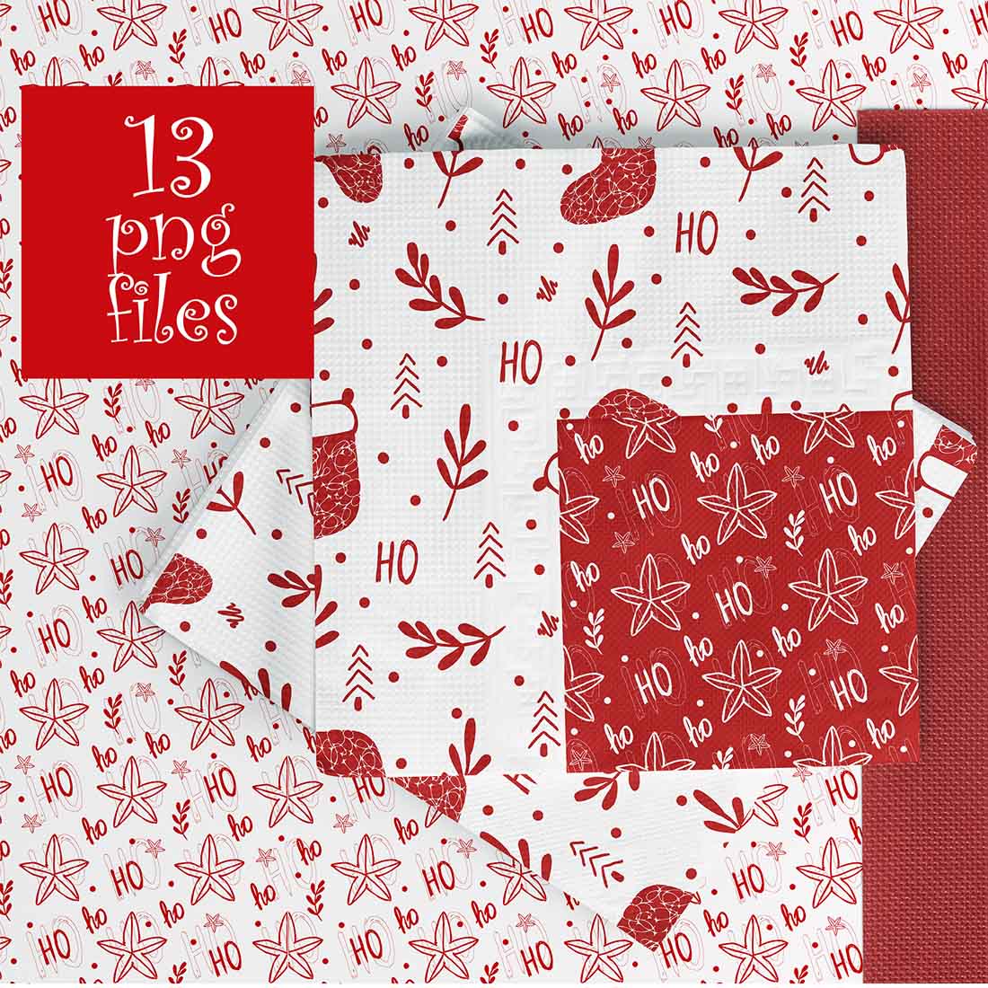 Magic Christmas Digital Paper Set Design - MasterBundles