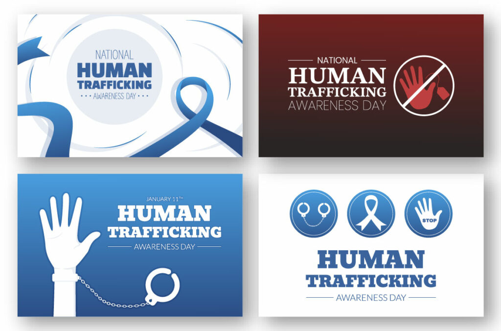 12 Human Trafficking Awareness Day Illustration - MasterBundles
