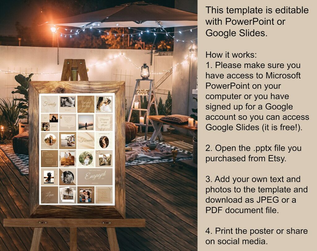 Editable Poster Template Powerpoint Or Google Slides – MasterBundles