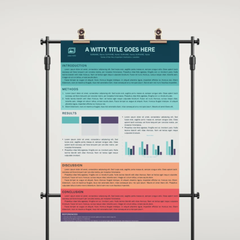 Science Poster Model In Powerpoint | Sunset | MasterBundles