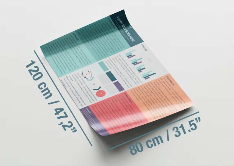 Science Poster Model In Powerpoint | Sunset | Horizontal – MasterBundles