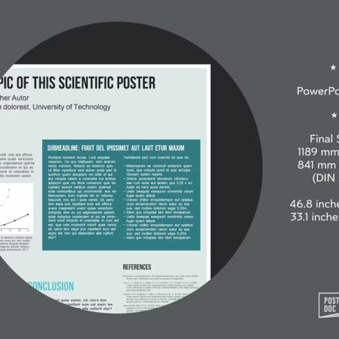 Science Poster PowerPoint Template – MasterBundles