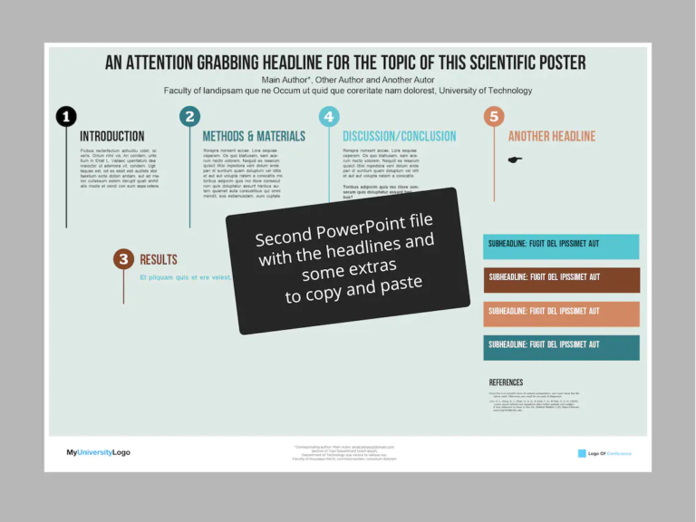 Science Poster PowerPoint Template – MasterBundles