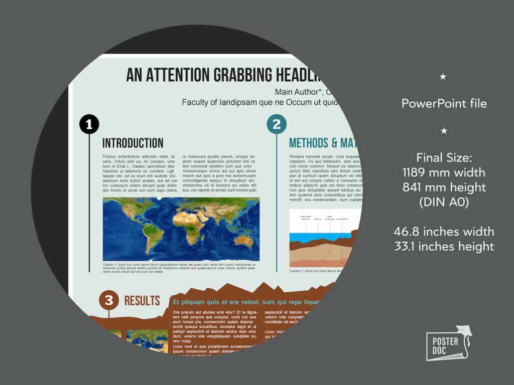 Science Poster PowerPoint Template – MasterBundles