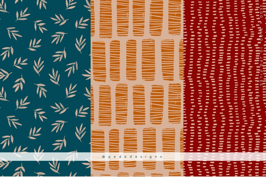 Boho Digital Paper Pack – MasterBundles