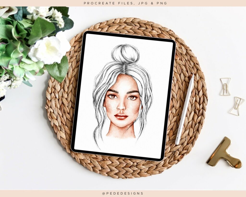 7 iPad mockups for Procreate – MasterBundles