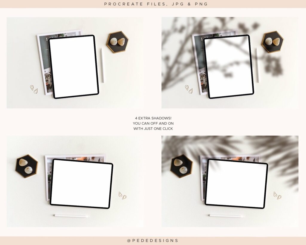8 iPad mockups for Procreate – MasterBundles