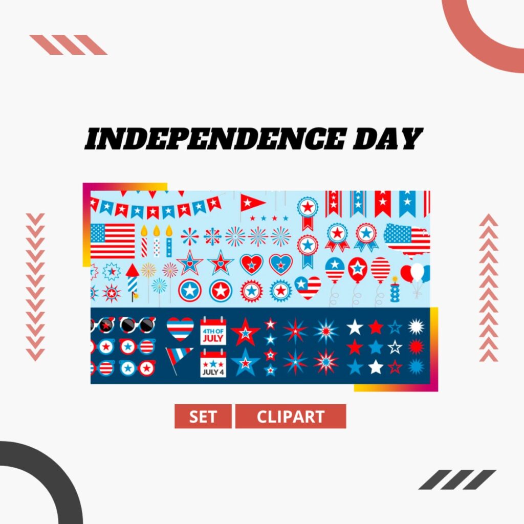 Independence Day Clipart – MasterBundles