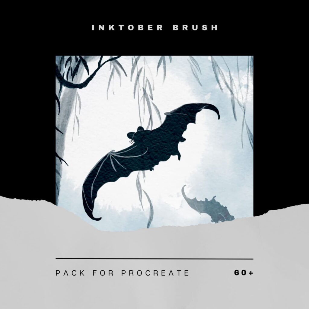 Inktober Brush Pack for Procreate – MasterBundles