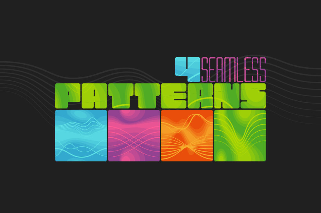 Inside the BOX Font Design and Seamless Patterns - MasterBundles