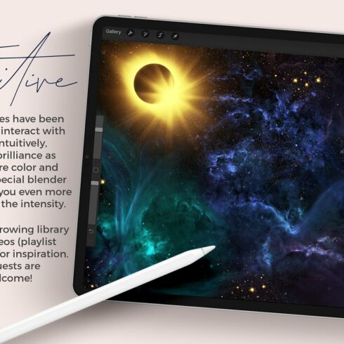 Galaxy Brushes for Procreate | MasterBundles