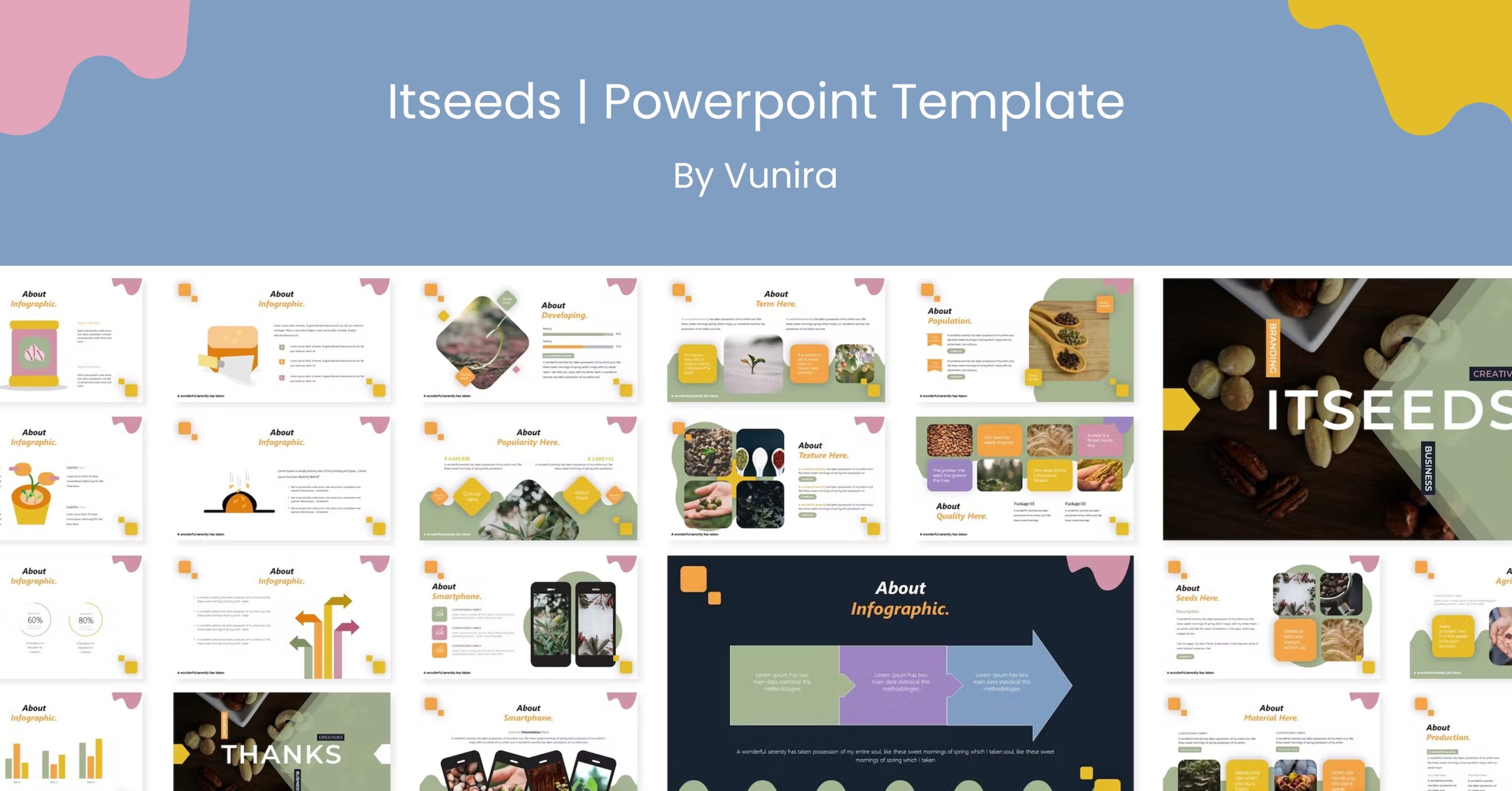 It Seeds Powerpoint Template – MasterBundles