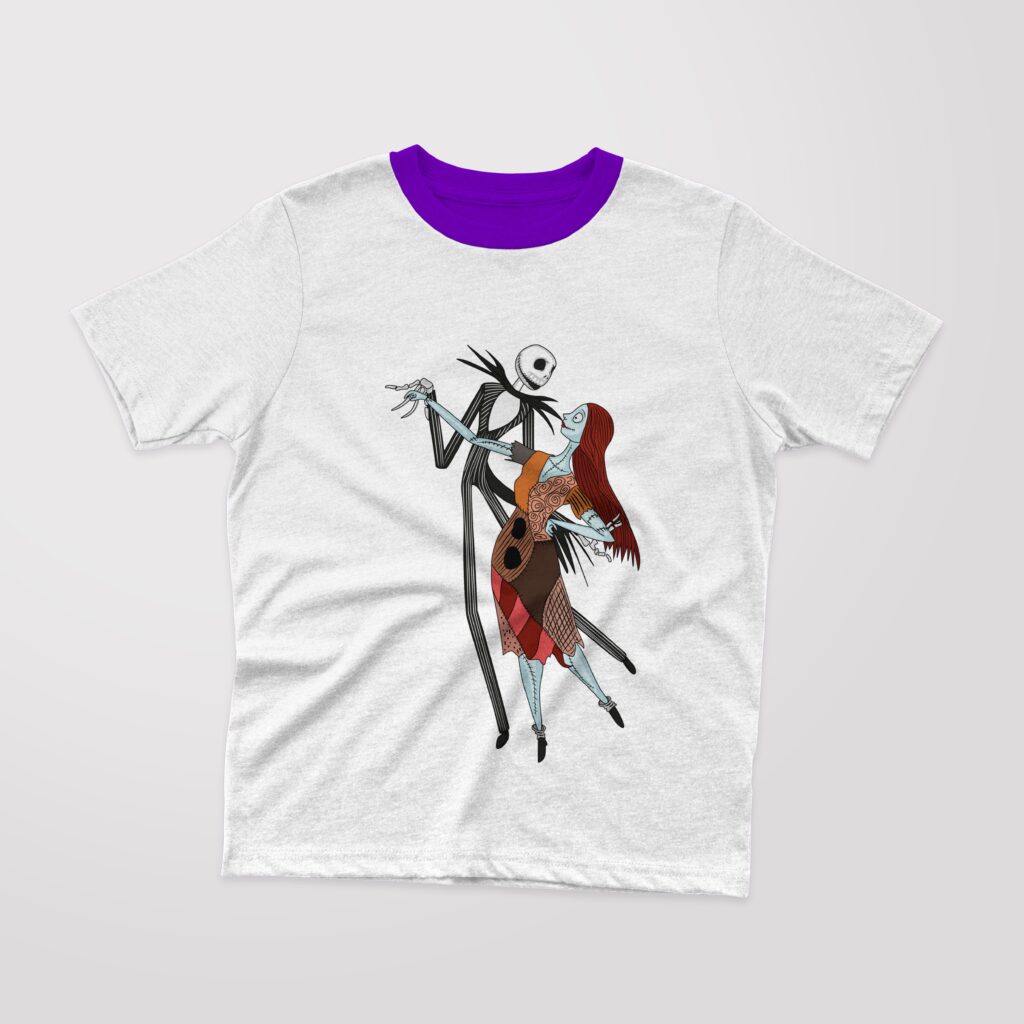 Jack Skellington And Sally SVG T-shirt Designs – MasterBundles