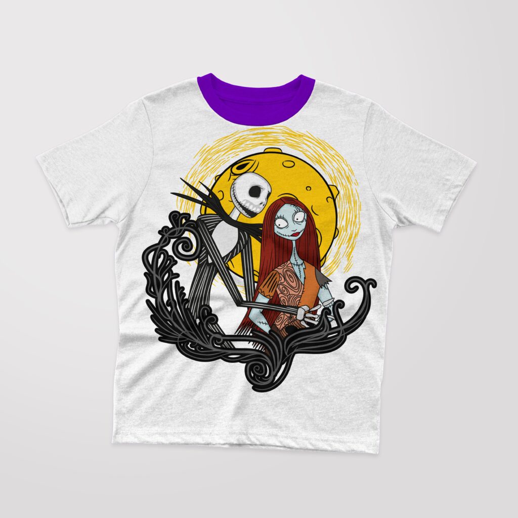Jack Skellington And Sally SVG T-shirt Designs – MasterBundles