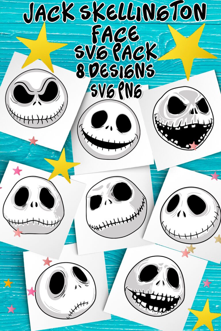 Jack Skellington Face SVG – MasterBundles