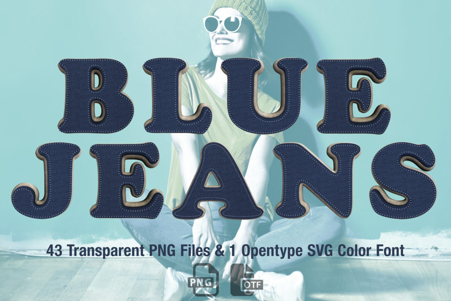 Ms Jeans Opentype Svg Font and PNGs - MasterBundles