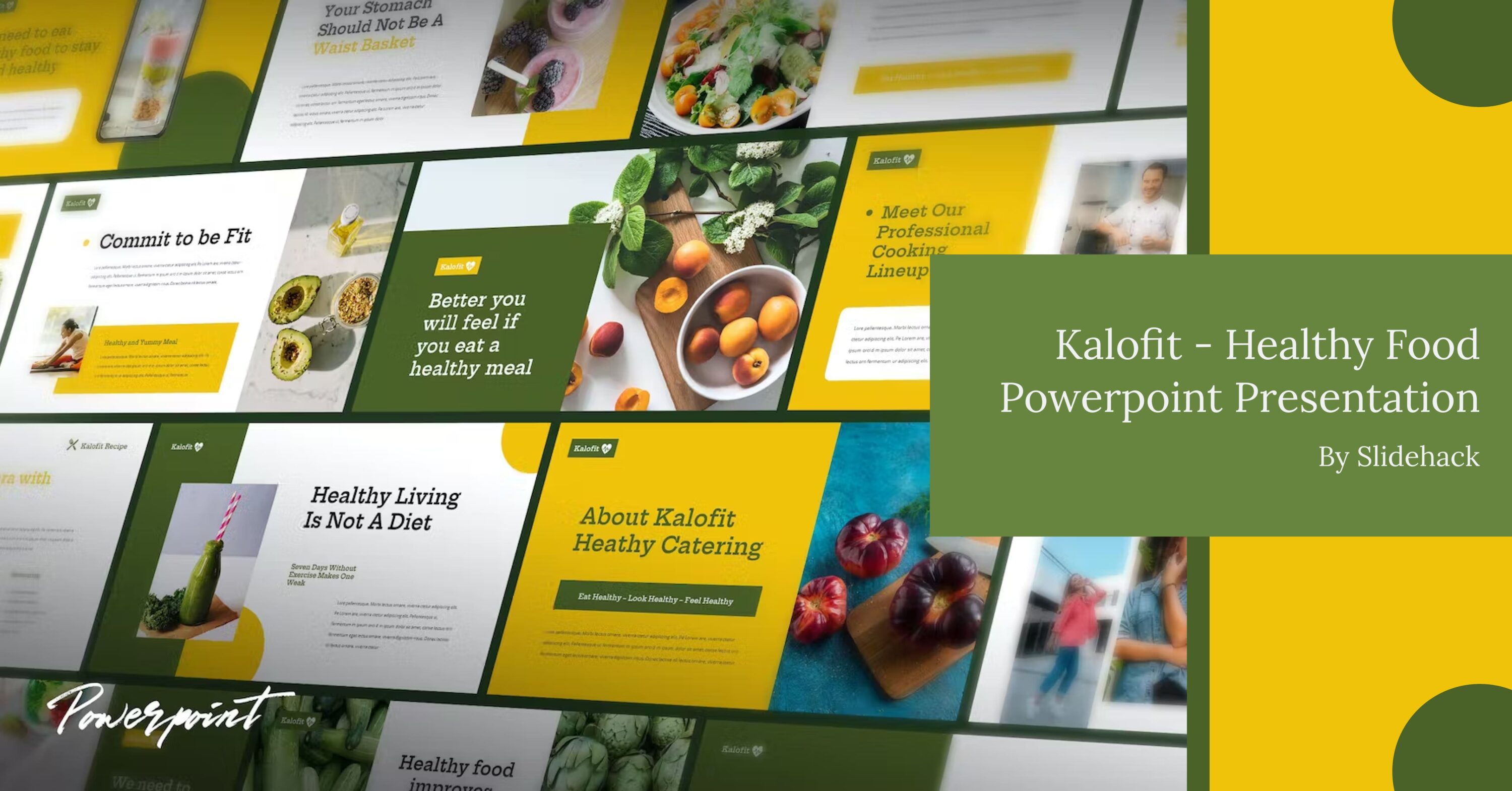 Kalofit - Healthy Food Powerpoint Presentation – MasterBundles