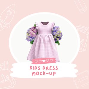 Kids Dress Mockup – MasterBundles