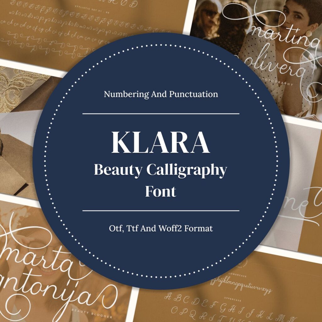 Klara Beauty Calligraphy Font – MasterBundles