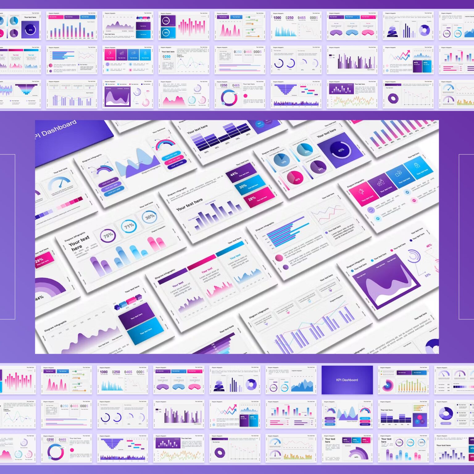 KPI Dashboard PowerPoint Template – MasterBundles