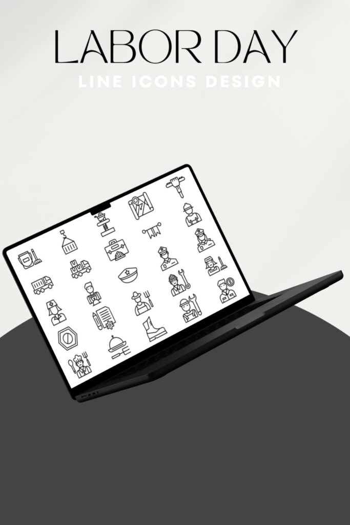Labor Day Line Icons Design – MasterBundles