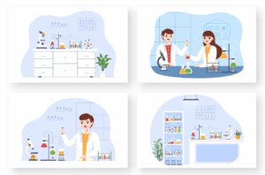 11 Laboratory Design Illustration - MasterBundles