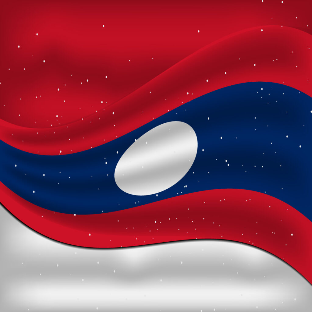 Flag Laos Independence Day Illustration - MasterBundles