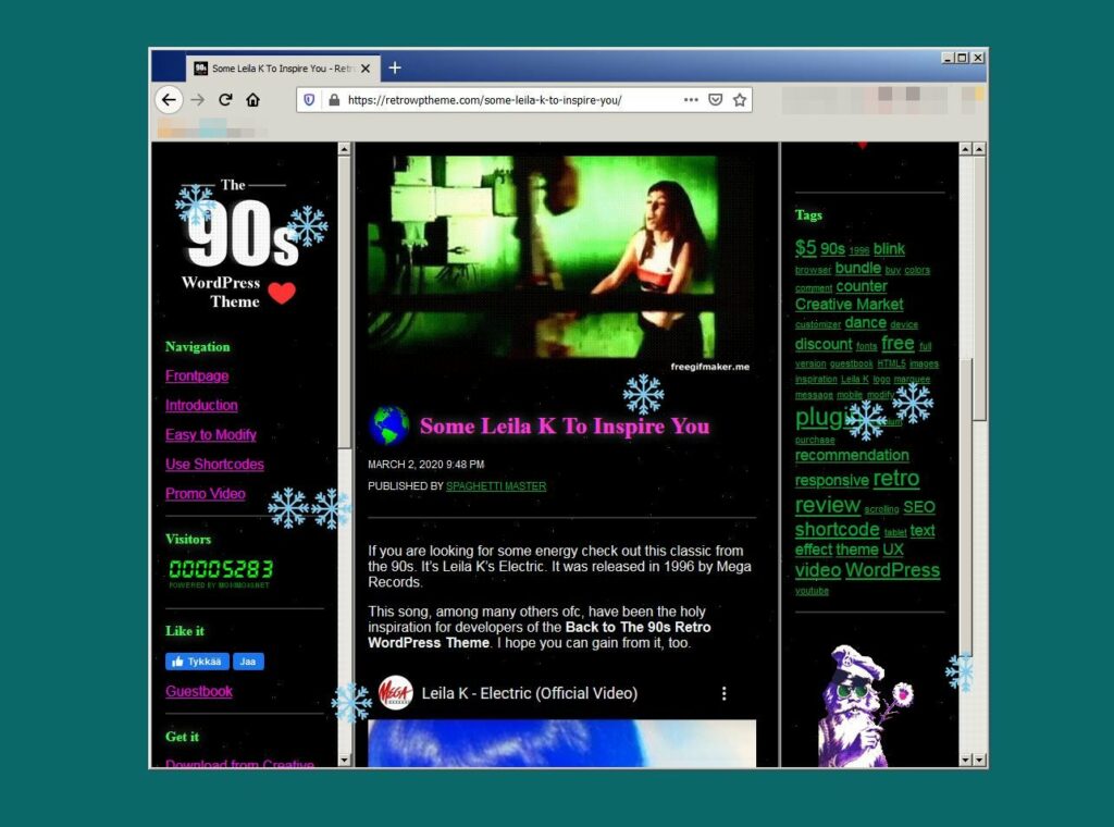 Back to The 90s – Retro WP Theme – MasterBundles
