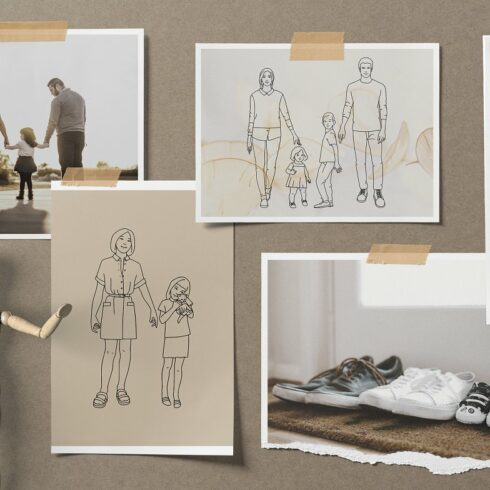 Parenthood. Line Art Family Set | MasterBundles