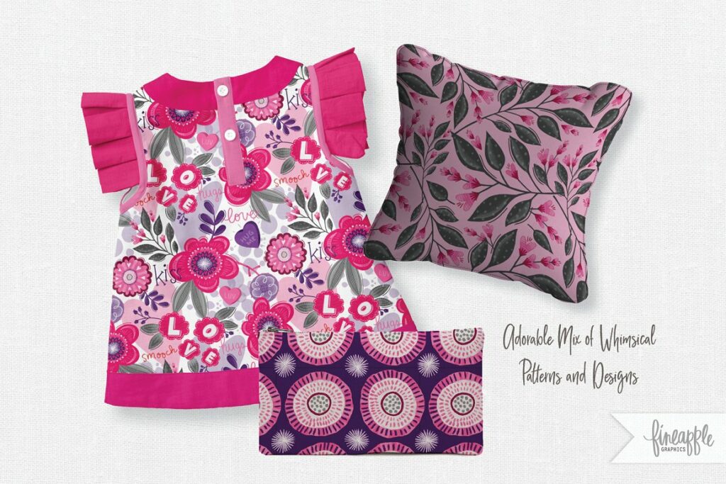 Little Lovlies Pattern Pack – MasterBundles