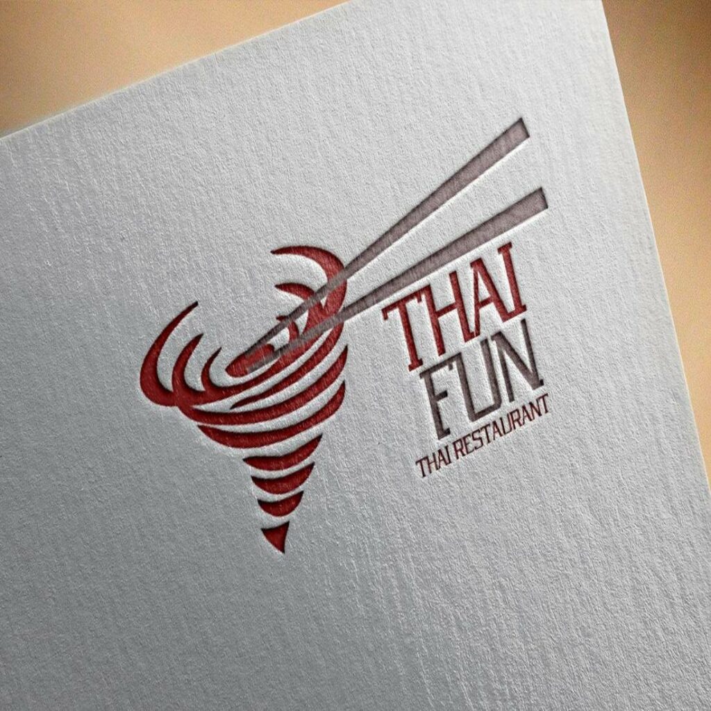 Thai Fun Thai Restaurant Logo Design - MasterBundles