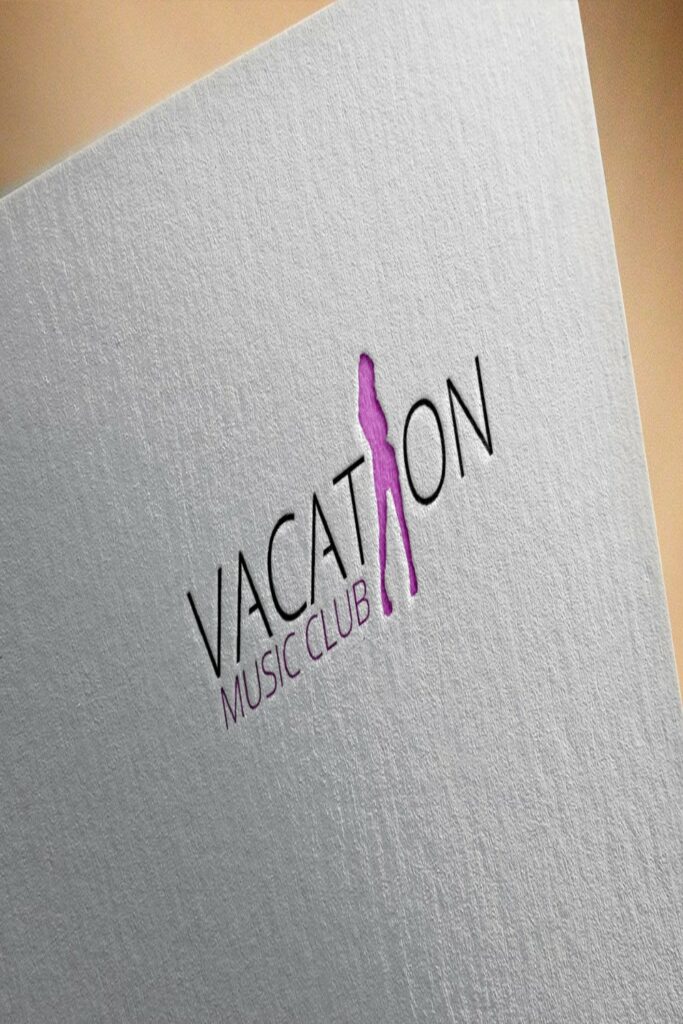 Vacation Music Club Logo Design - MasterBundles