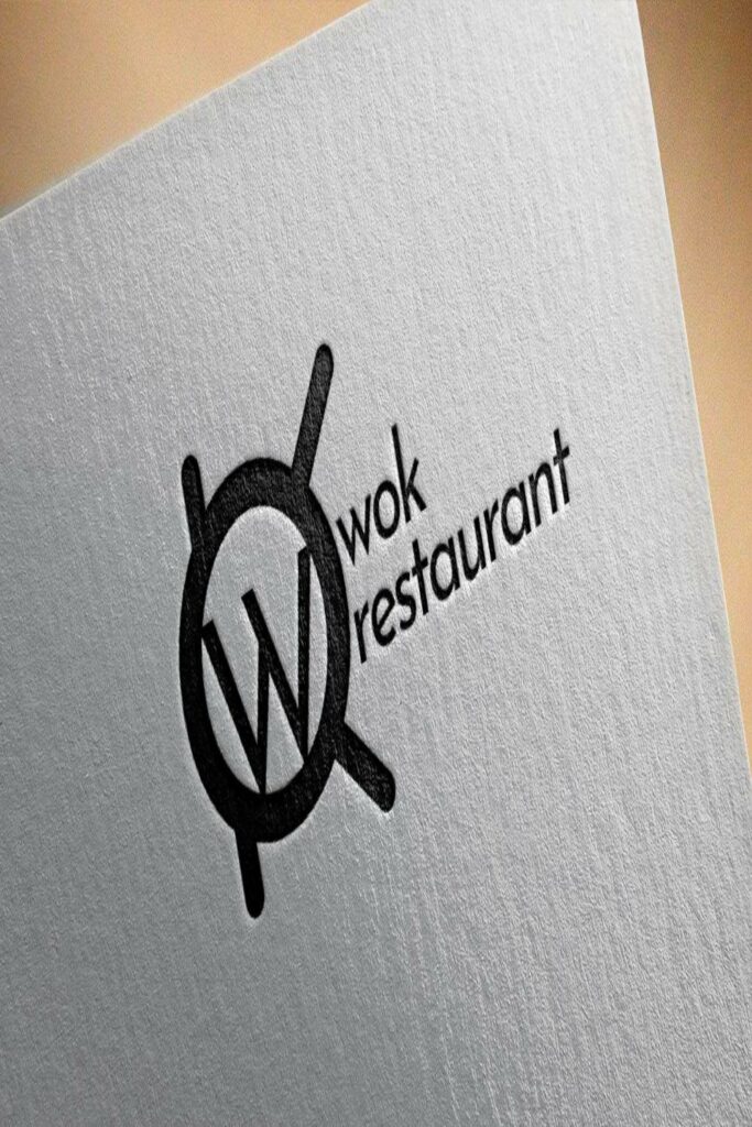 Wok Restaurant Logo Design - MasterBundles