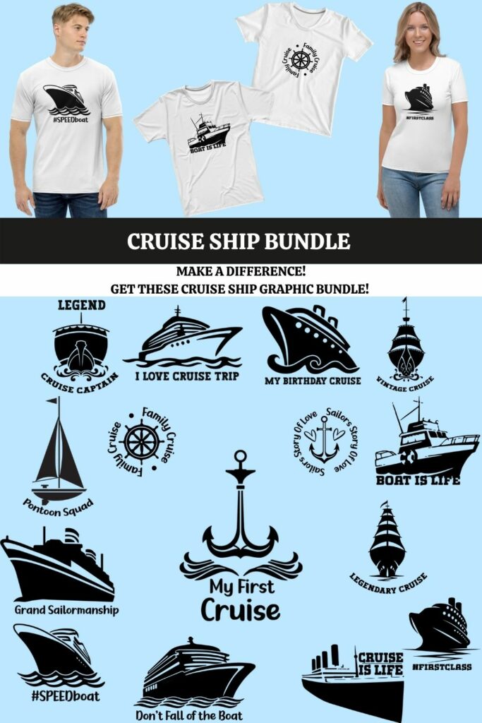 Cruise Ship Graphics Design - MasterBundles