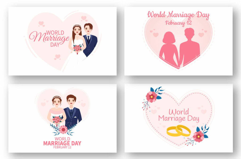 10 World Marriage Day Illustration - MasterBundles