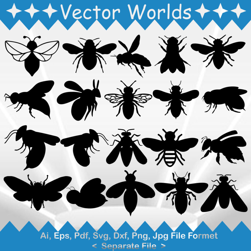 Bee SVG Files Bundle – MasterBundles