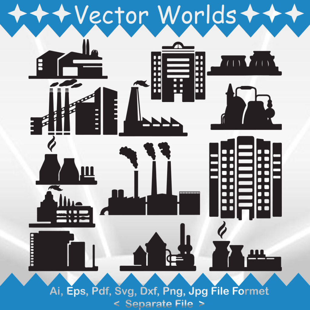 Brick Factory SVG Vector Design - MasterBundles