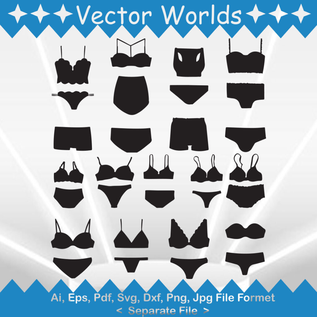 Bra & Panty SVG Vector Design - MasterBundles