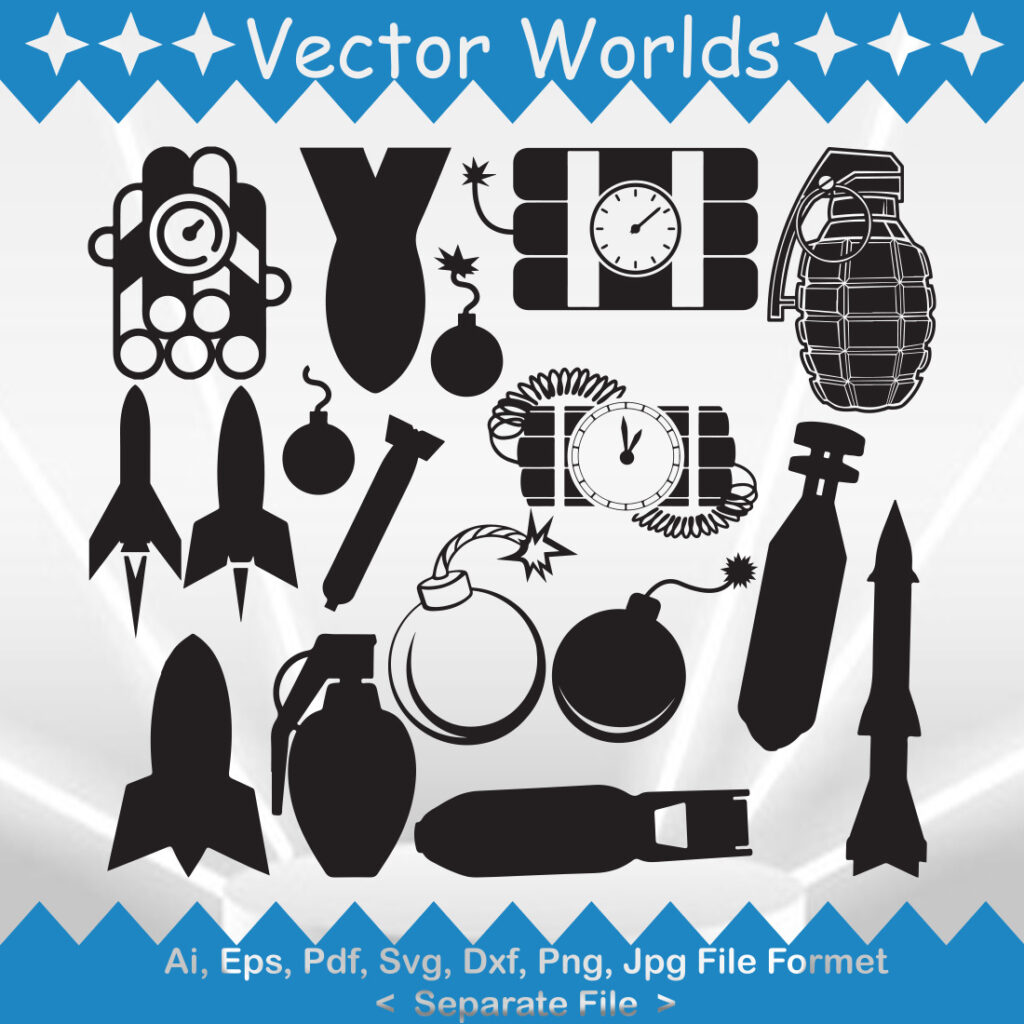 Bombs SVG Vector Design - MasterBundles