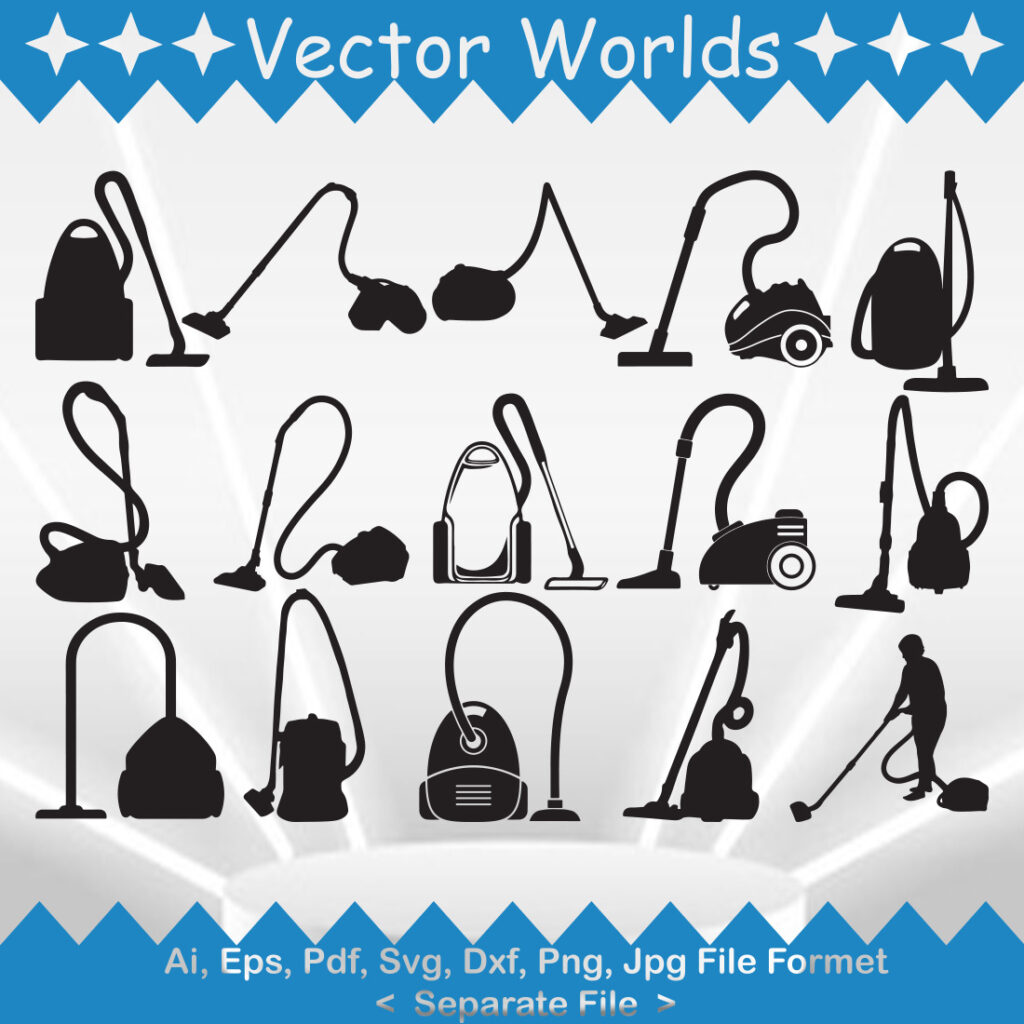 Vacuum Cleaner SVG Vector Design - MasterBundles