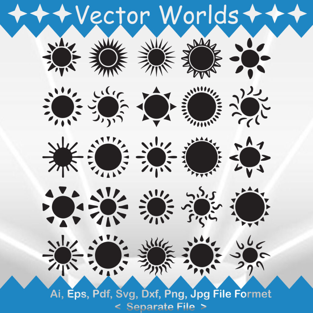 Sun SVG Vector Design - MasterBundles