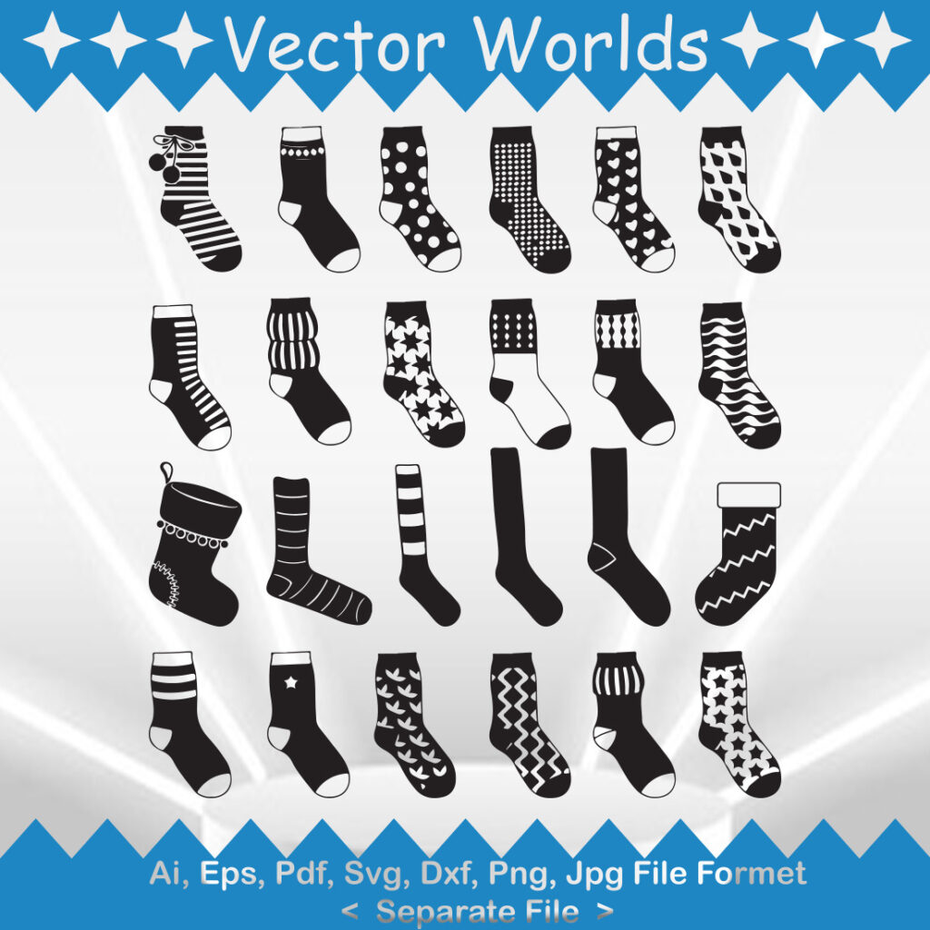 Sock SVG Vector Design - MasterBundles