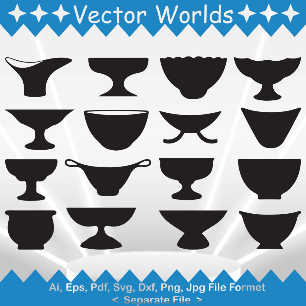 Bowls SVG Vector Design - MasterBundles