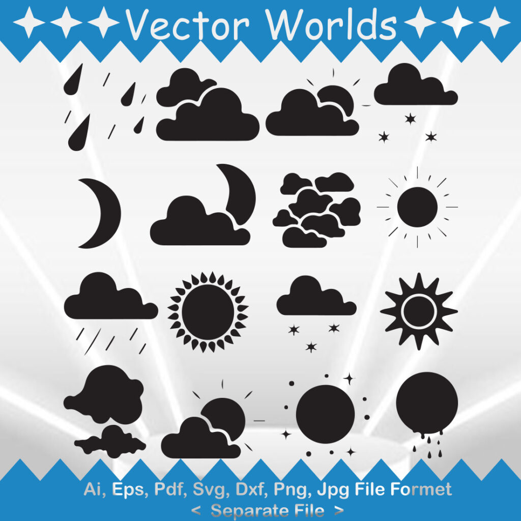 Weather SVG Vector Design - MasterBundles