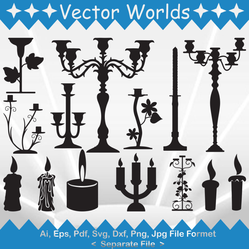Candlestick SVG Vector Design - MasterBundles