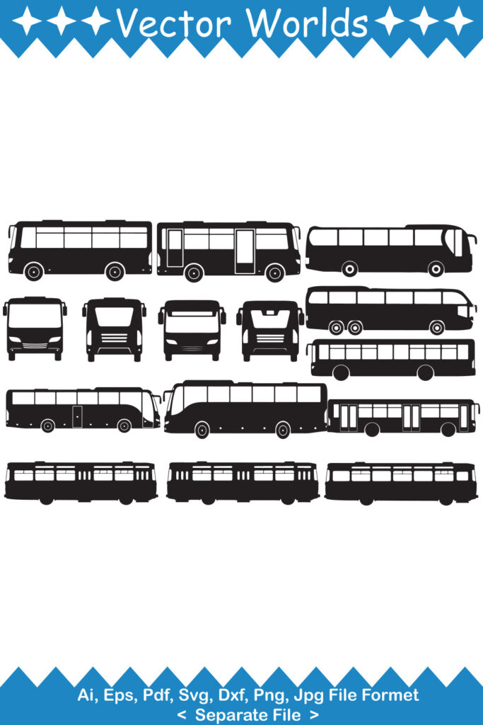 Bus SVG Vector Design - MasterBundles